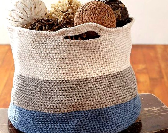 Handy Basket - Crochet Easy
