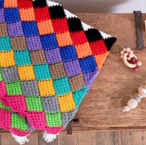 Entrelac Crochet Pattern - Crochet Easy