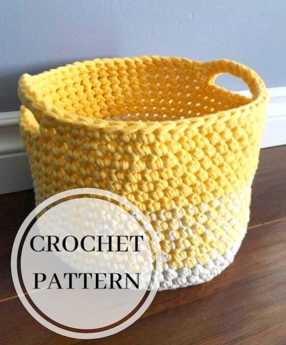 Crochet Basket Bag Pattern - Crochet Easy