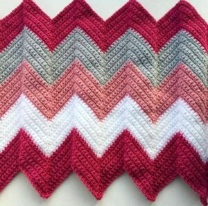 Crochet Chevron Blanket – Free Pattern - Crochet Easy