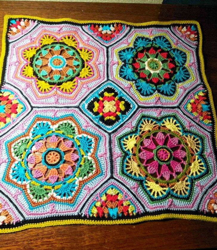 Persian Crochet Blanket Free Pattern - Crochet Easy