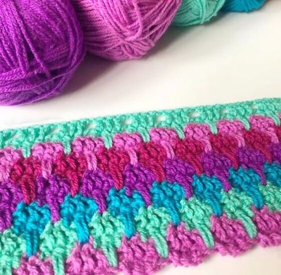 Larksfoot Stitch Blanket - Crochet Easy
