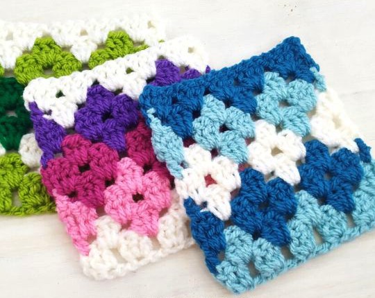 Crochet Granny Diamond Stitch - Crochet Easy