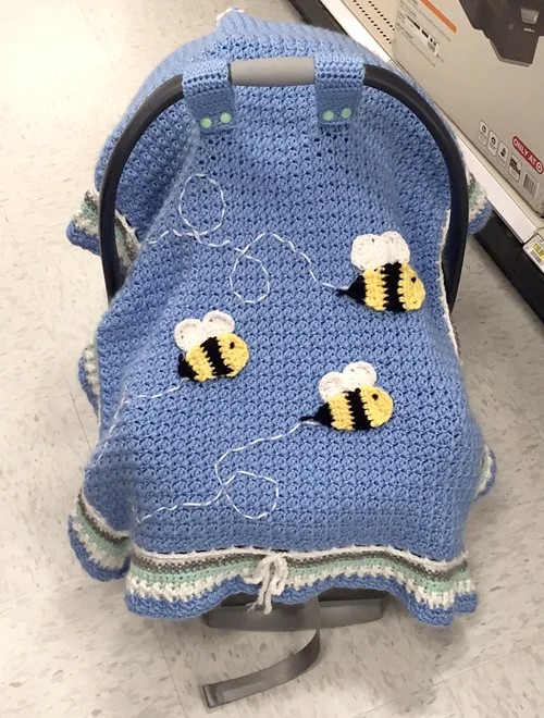 Crochet Car Seat Tent Pattern - Crochet Easy