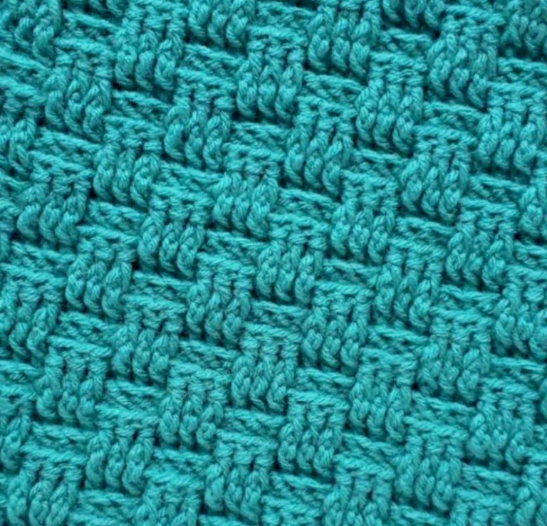 Basket Weave Crochet Stitch Tutorial - Crochet Easy
