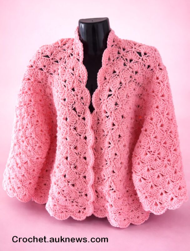 Shell Hexagon Cardigan – Free Crochet Tutorial - Crochet Easy