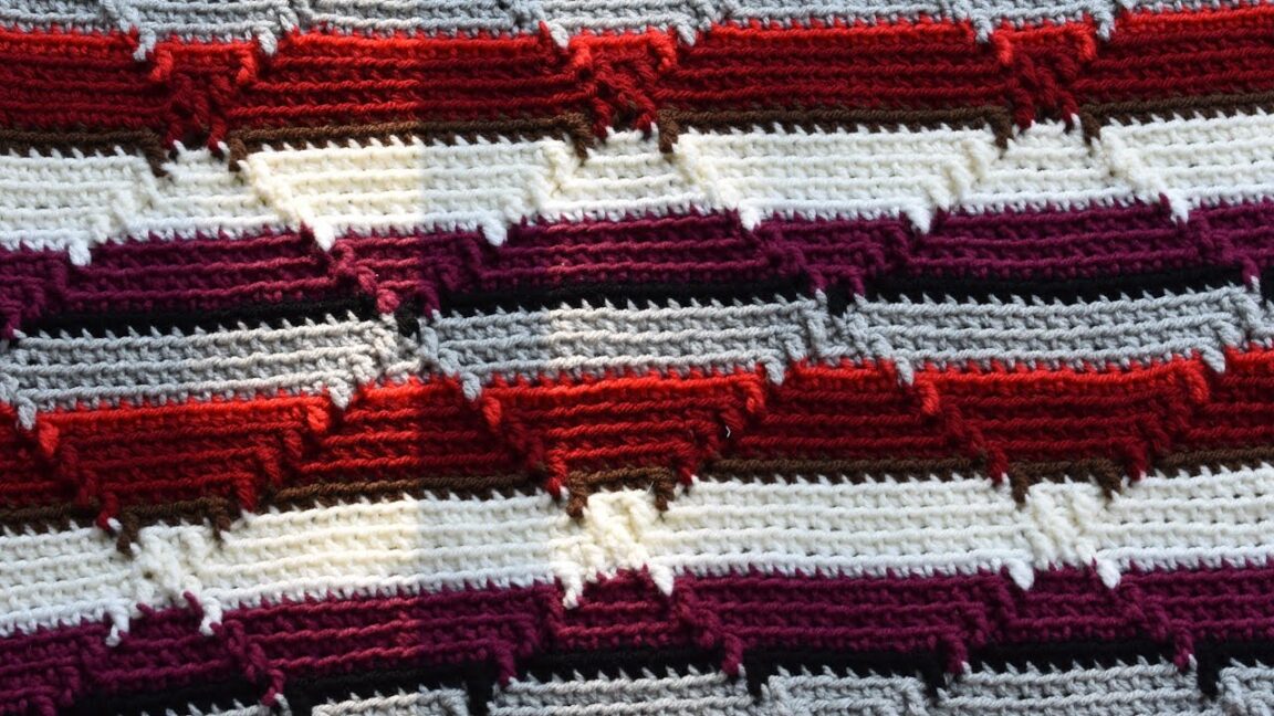 Navajo Indian Diamond Crochet - Free Pattern - Crochet Easy